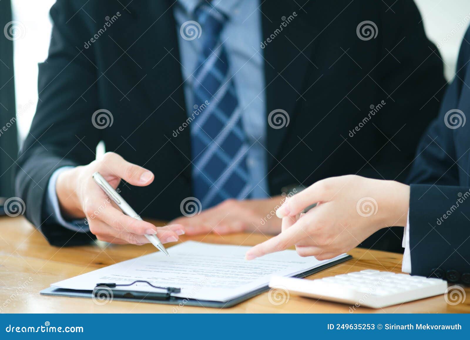 Business People Discussing Business Strategy. Stock Image - Image of ...