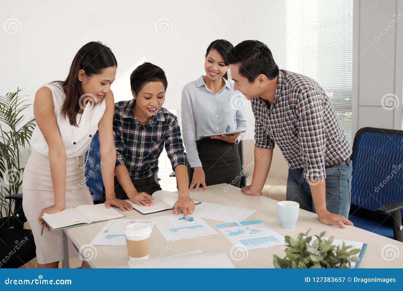 Business People Discussing Work Stock Image - Image of teamwork ...