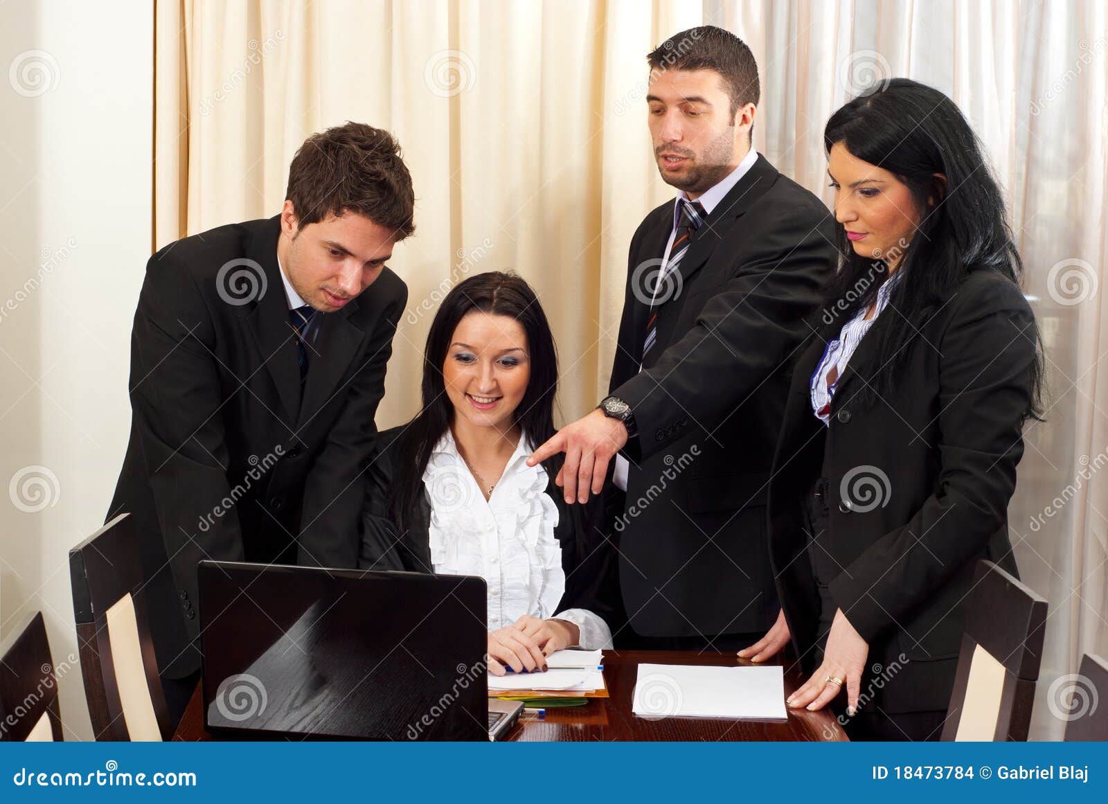 Business people discussion stock photo. Image of executives - 18473784