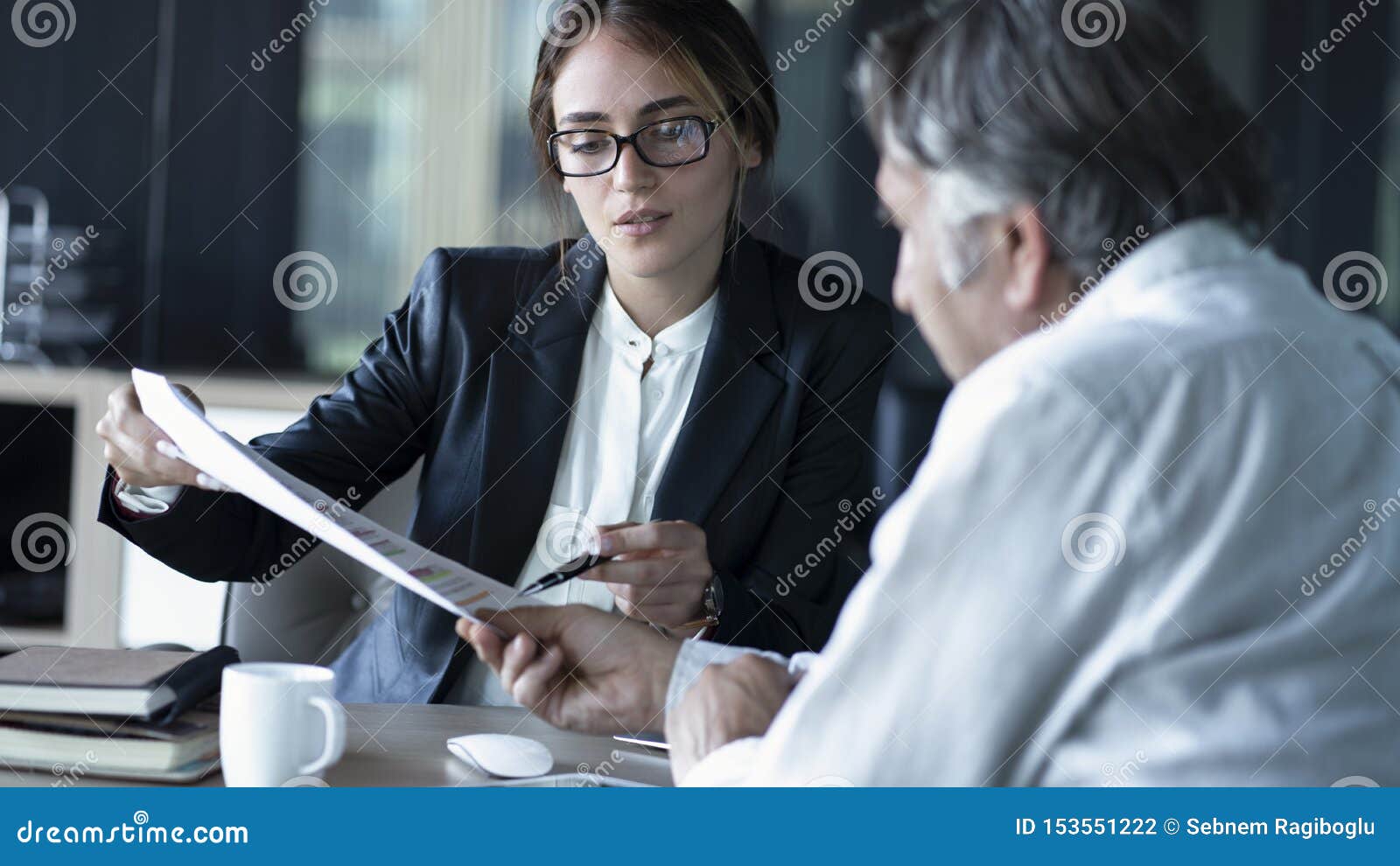 Business People Discussion Advisor Concept Stock Photo - Image of ...