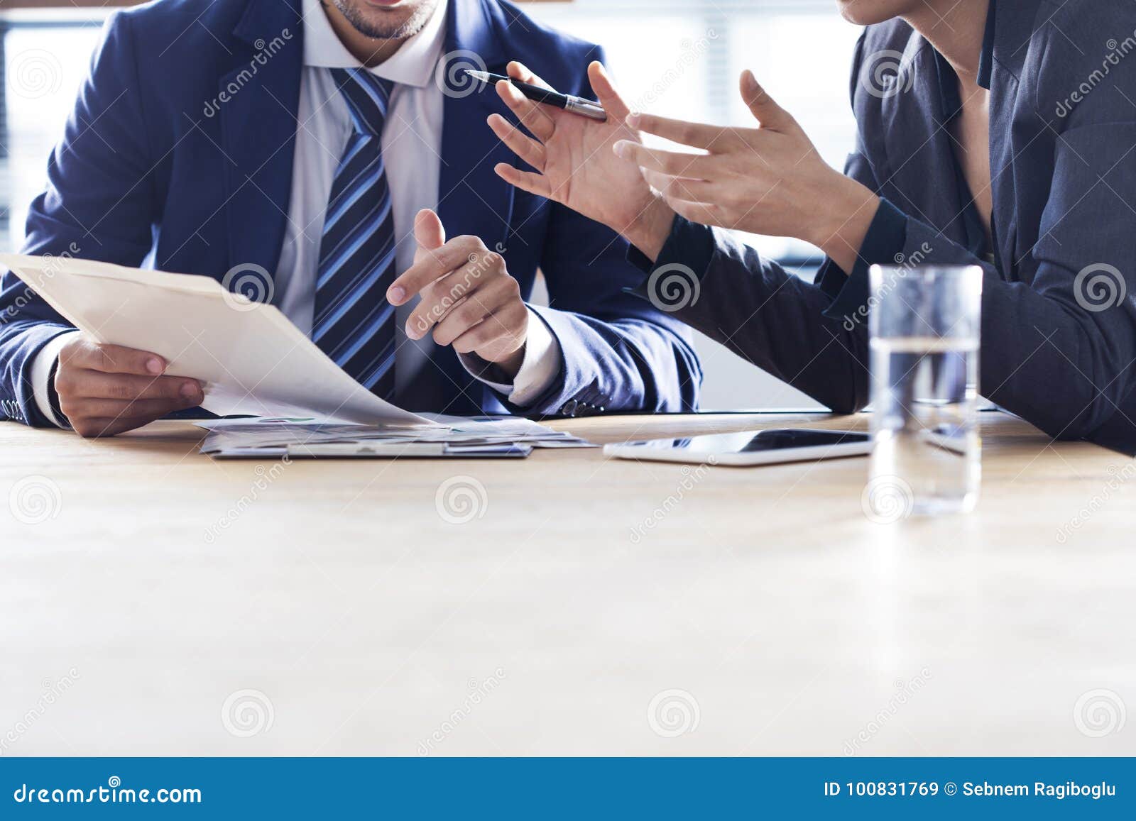 Business People Discussion Working Concept Stock Image - Image of ...