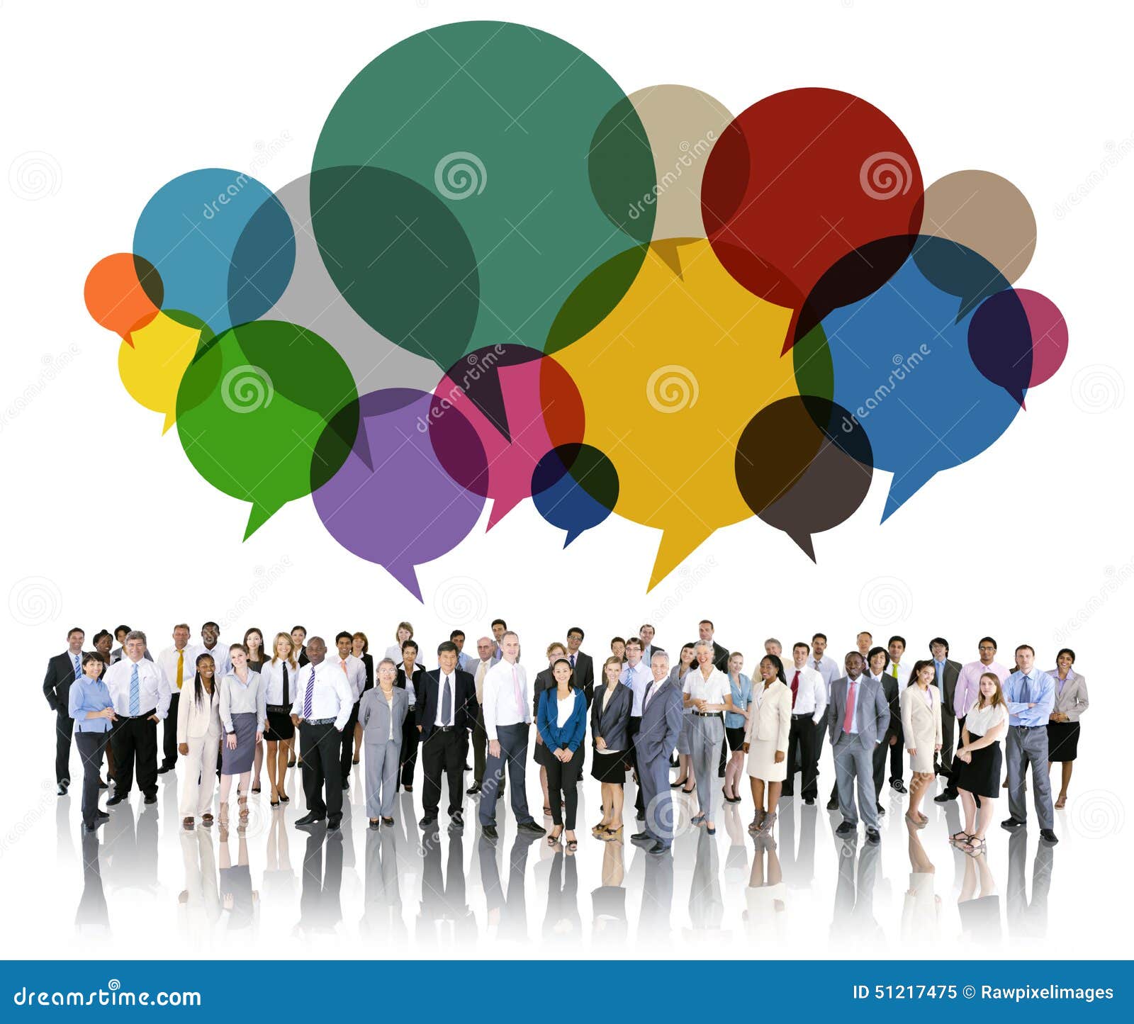 Business People Diverse Standing Communication Concept Stock ...