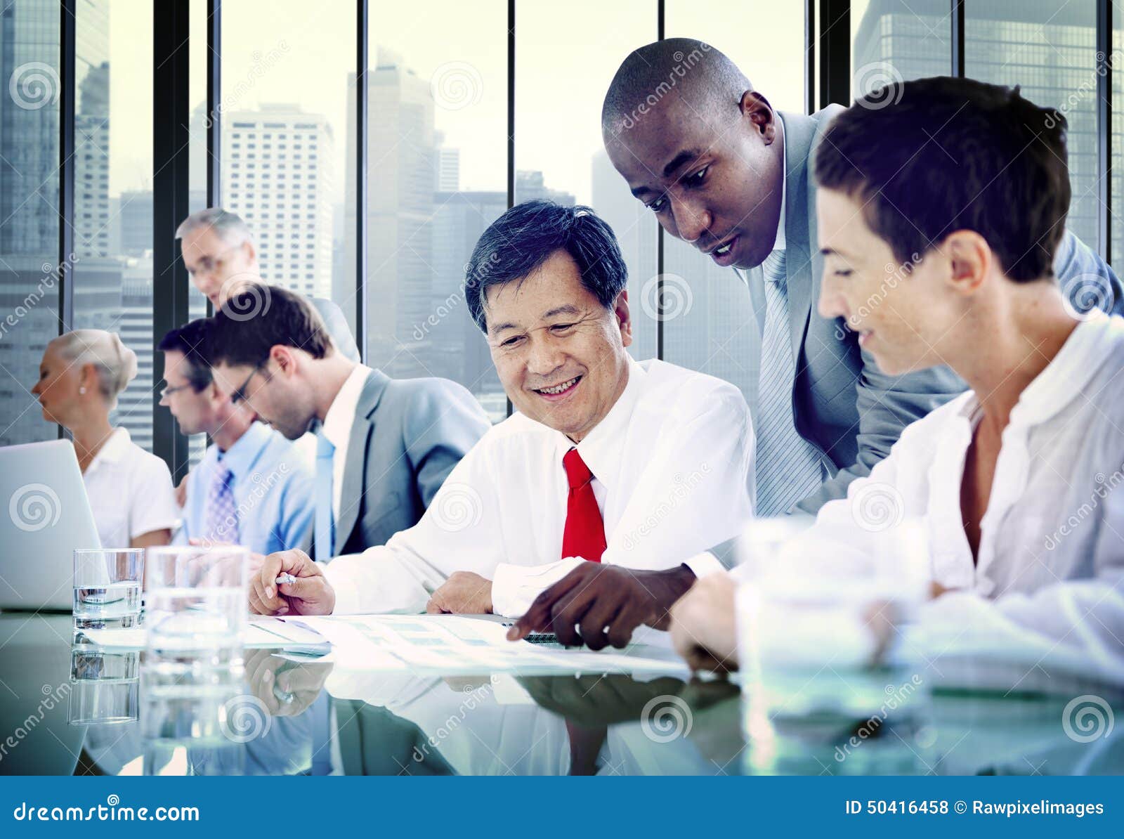 Business People Diversity Team Corporate Communication Concept Stock ...