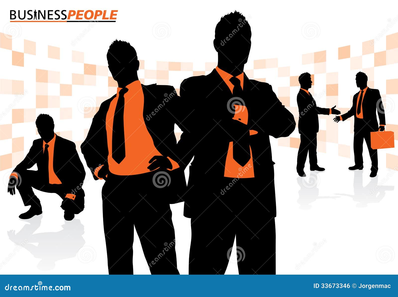 Dynamic Pose Set Vector Illustration | CartoonDealer.com #12591442