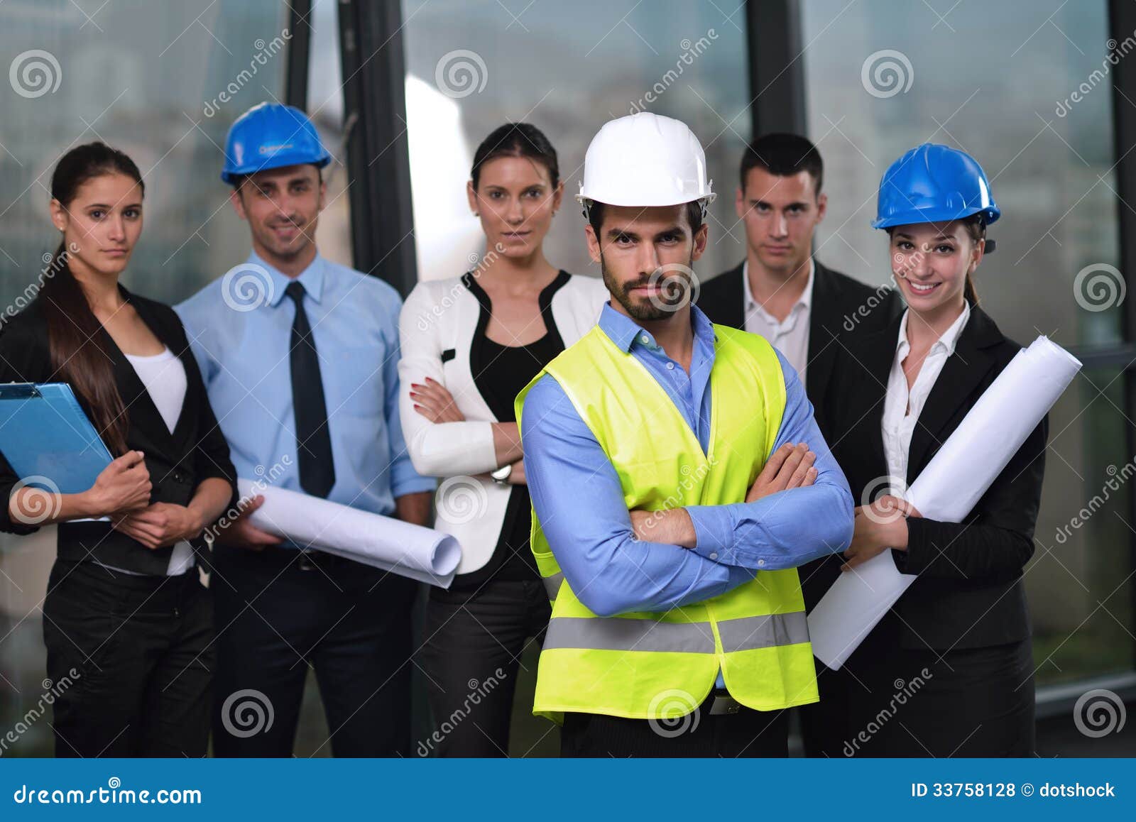 Business People and Engineers on Meeting Stock Photo - Image of modern ...