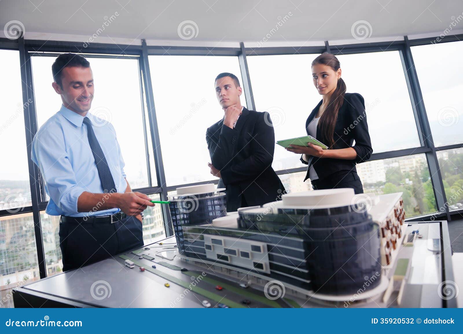 Business People and Engineers on Meeting Stock Photo - Image of ...