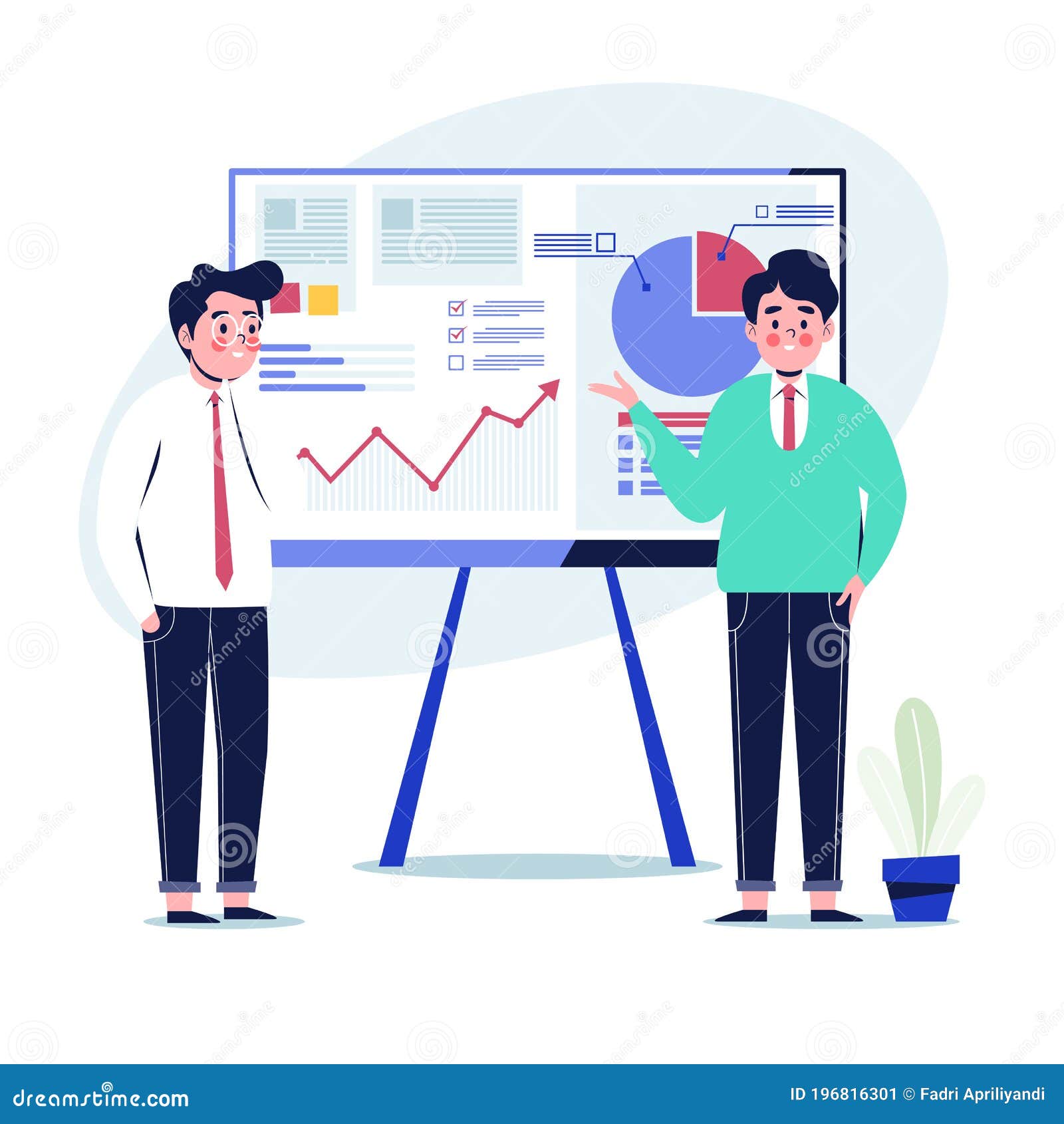 People Explaining Work Vector Vector Sign And Symbol Isolated On White ...