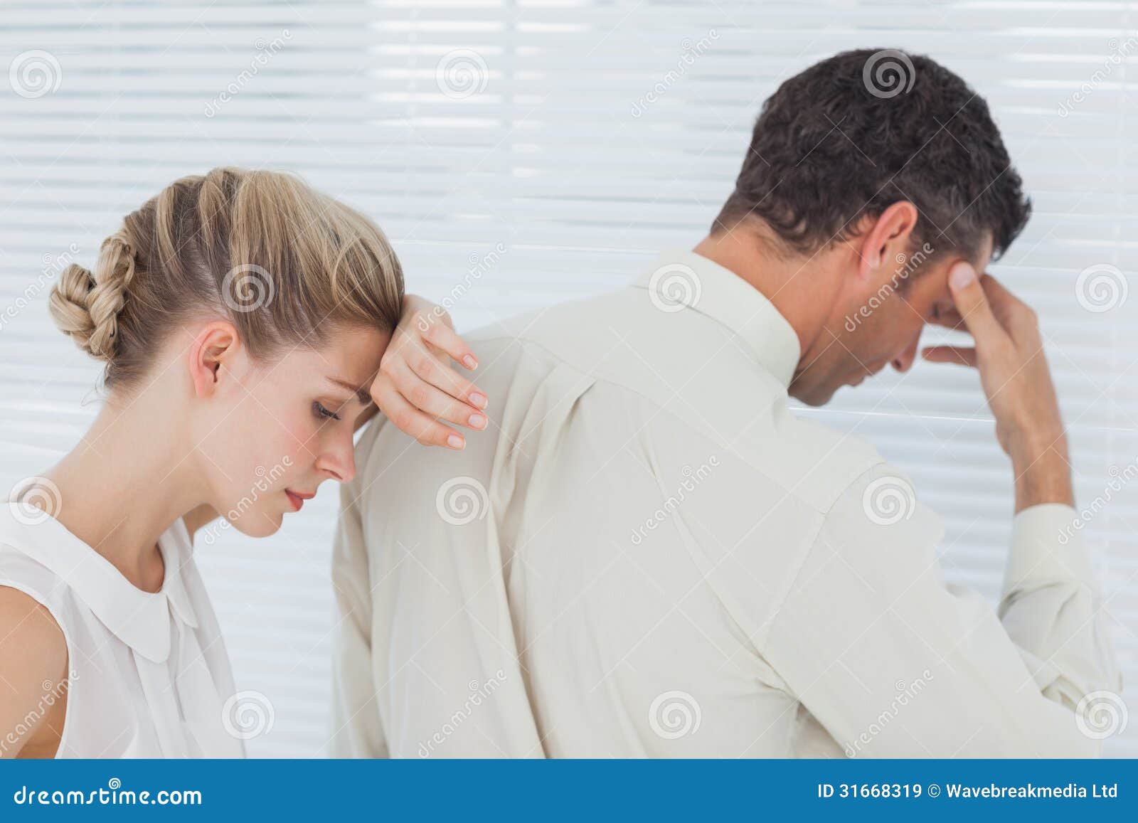 Business People Feeling Defeat Stock Image - Image of attractive, light ...