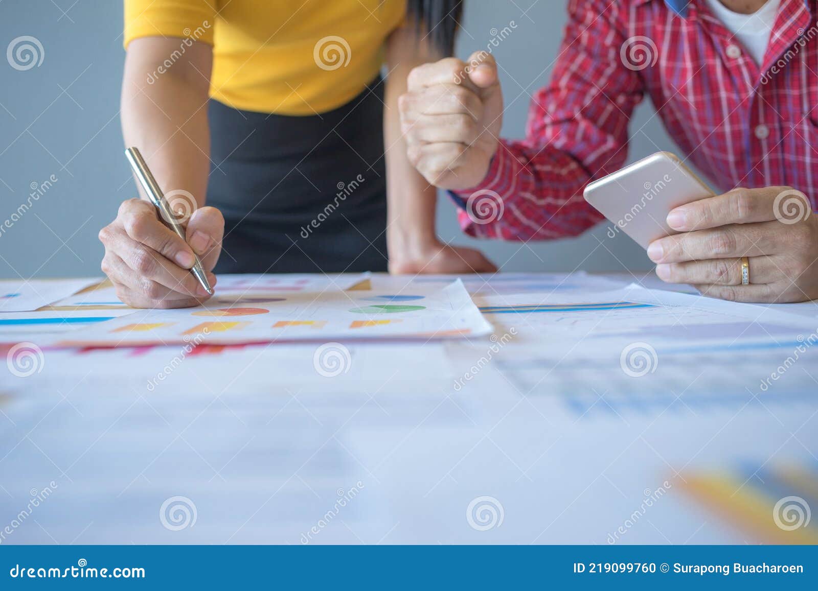 Business People are Feeling Happy after Achieving Their Goals Stock ...