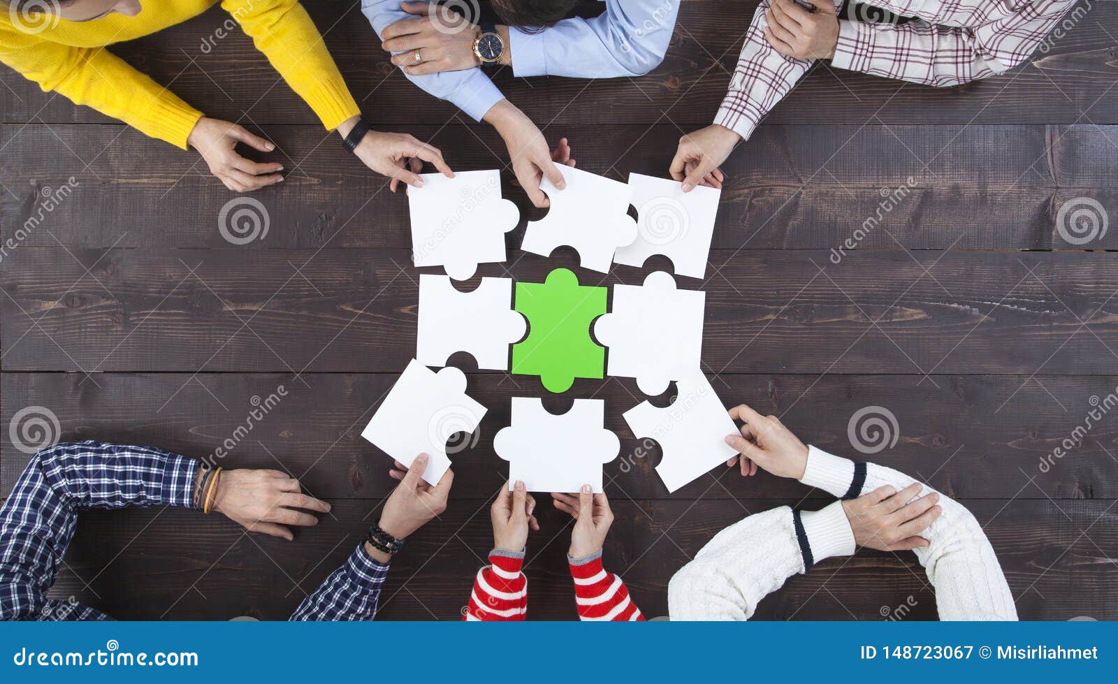 Business People Finding Solution Together at Office Stock Image - Image ...