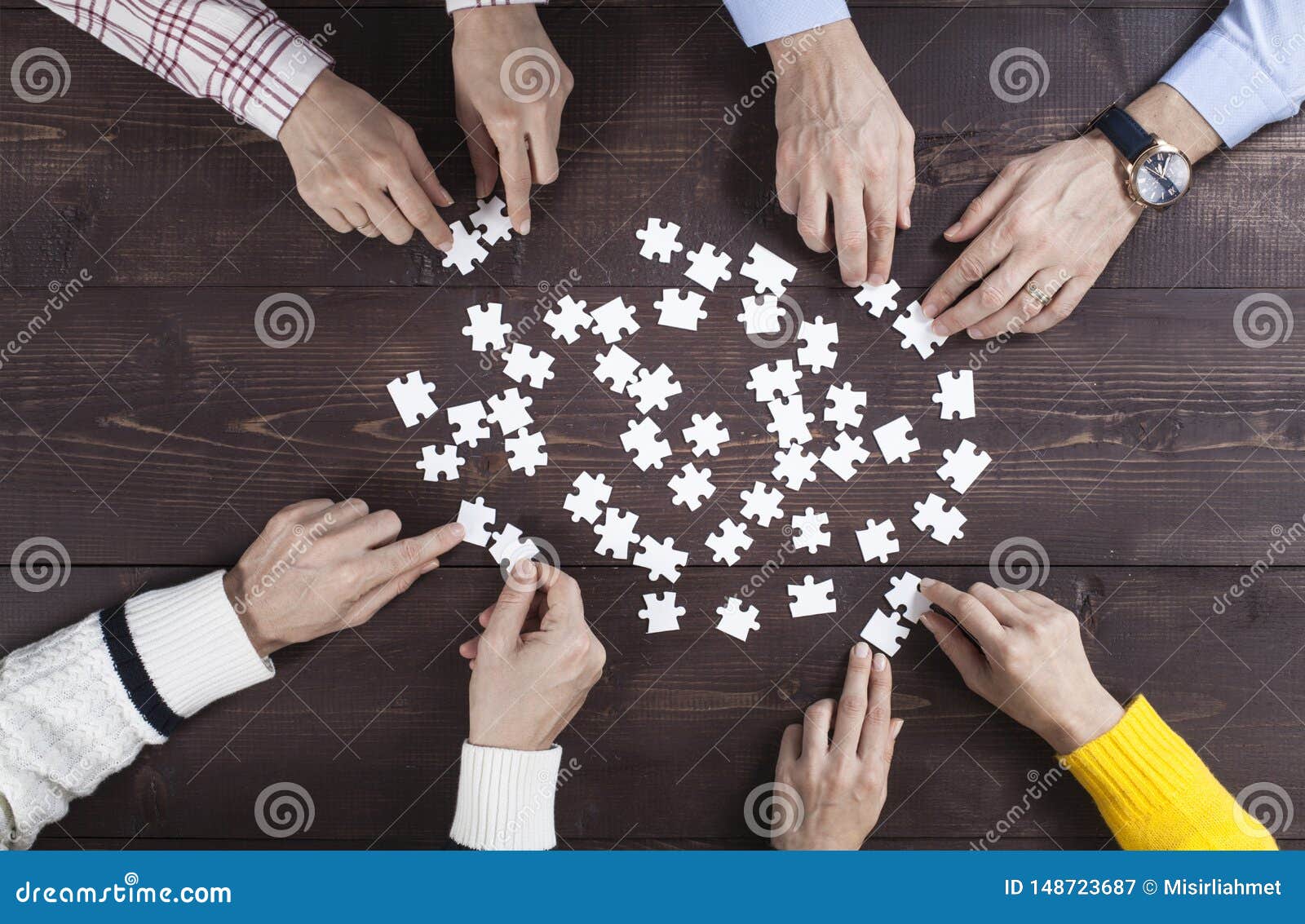 Business People Finding Solution Together at Office Stock Image - Image ...