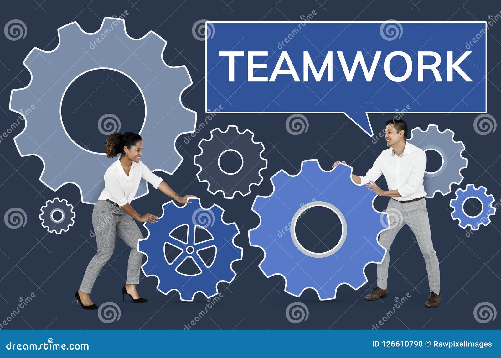 Business People Focusing on Teamwork Stock Photo - Image of businessman ...