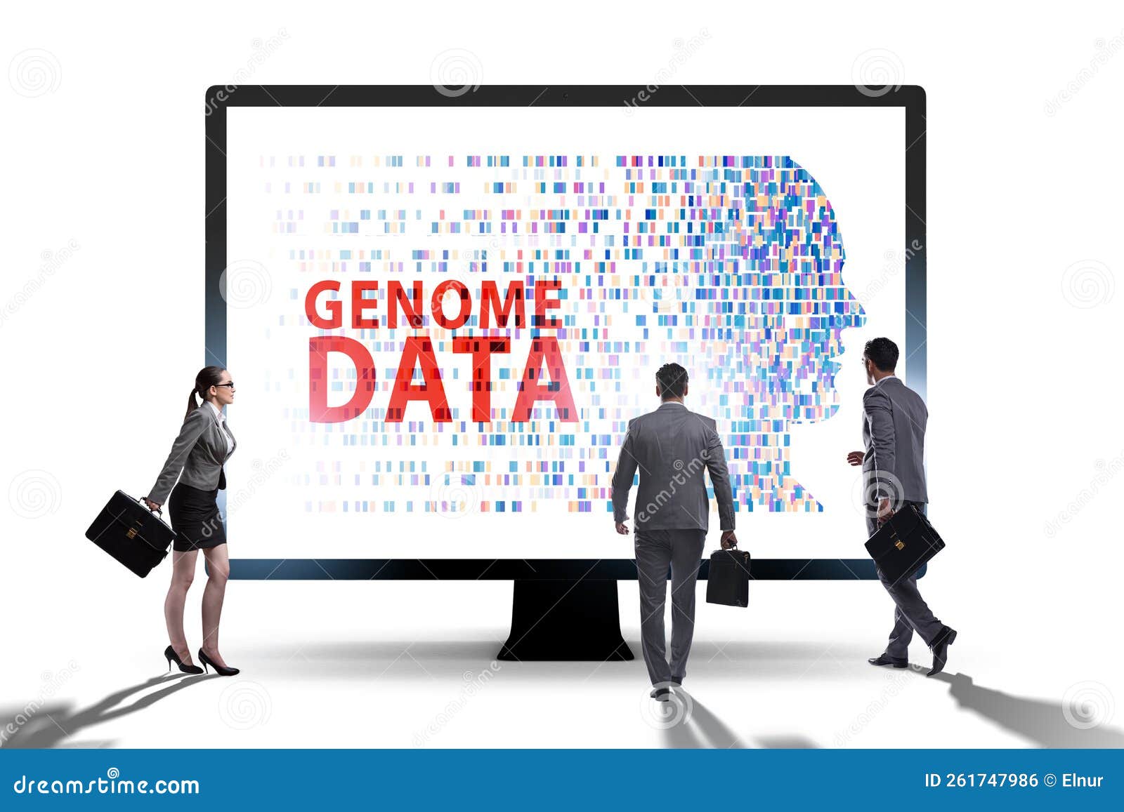 Business People in Genome Data Concept Stock Photo - Image of sequence ...