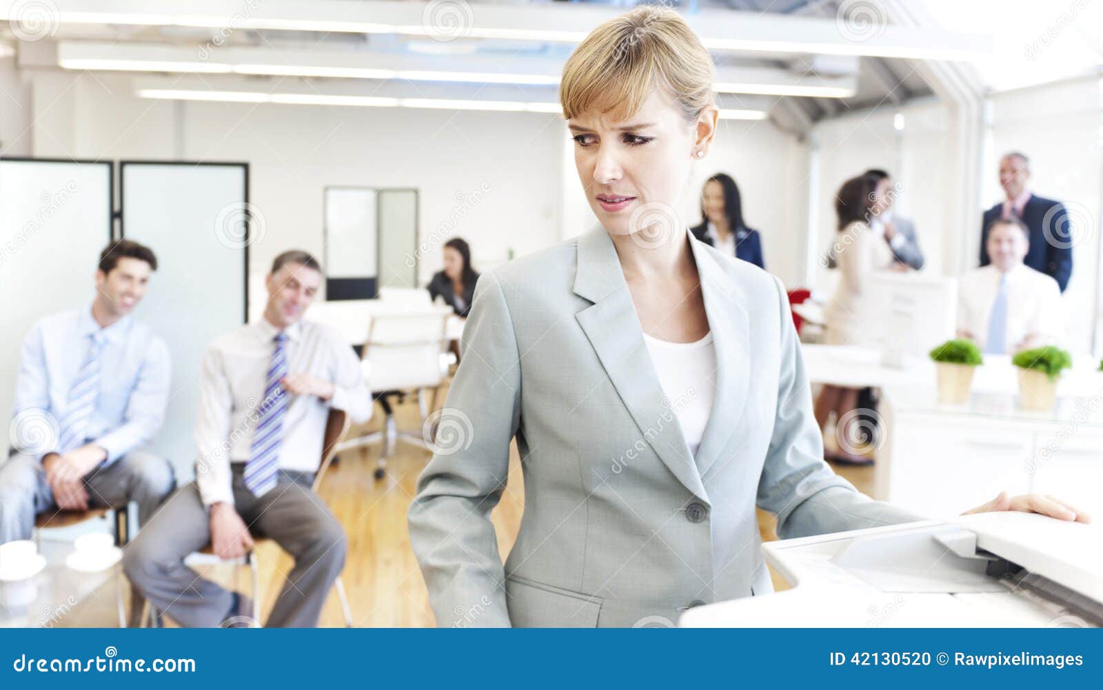 Business People Getting Bad Mood Stock Photo - Image of communication ...