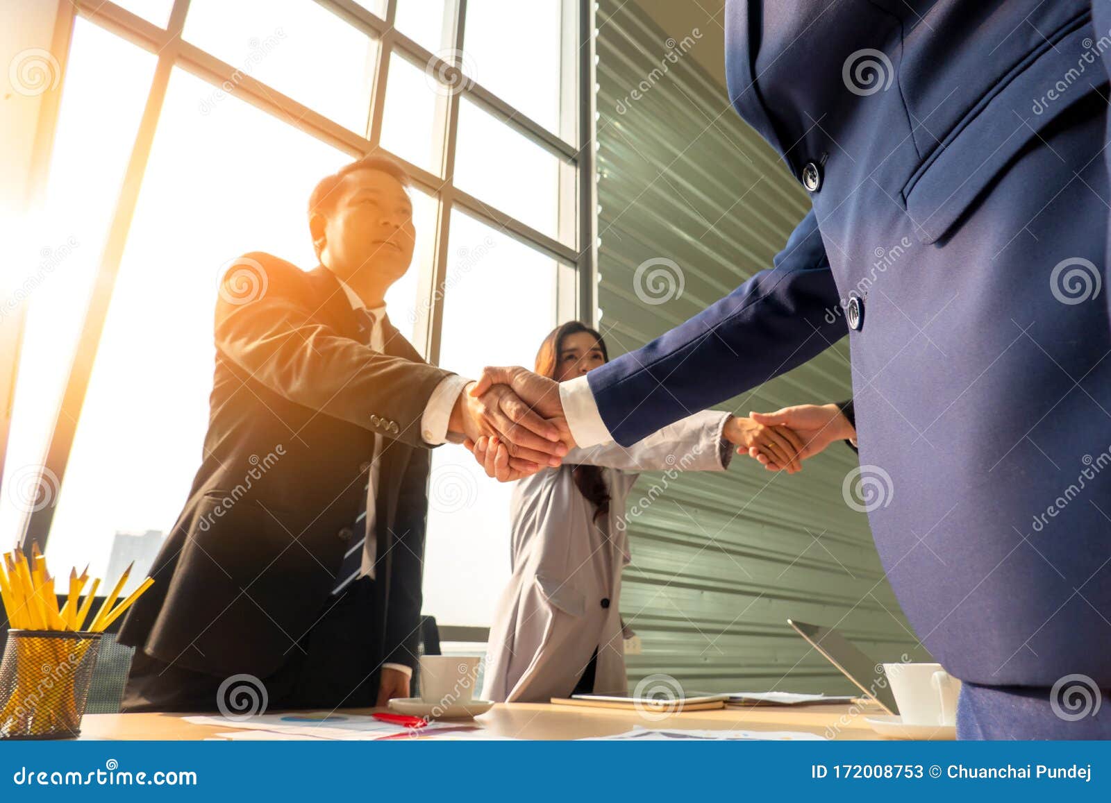 Business People Unity Concept Stock Image - Image of cheerful ...