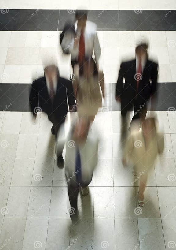 Business People Going To Work 4 Stock Image - Image of movement ...
