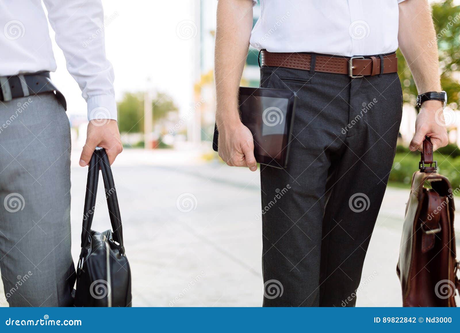 Business People Going To Work Stock Photo - Image of group, smartphone ...