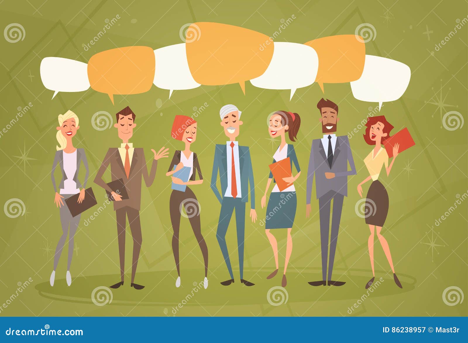 Group, Chat, Gossip, Conversation Line Icon With 5 Steps Presentation ...