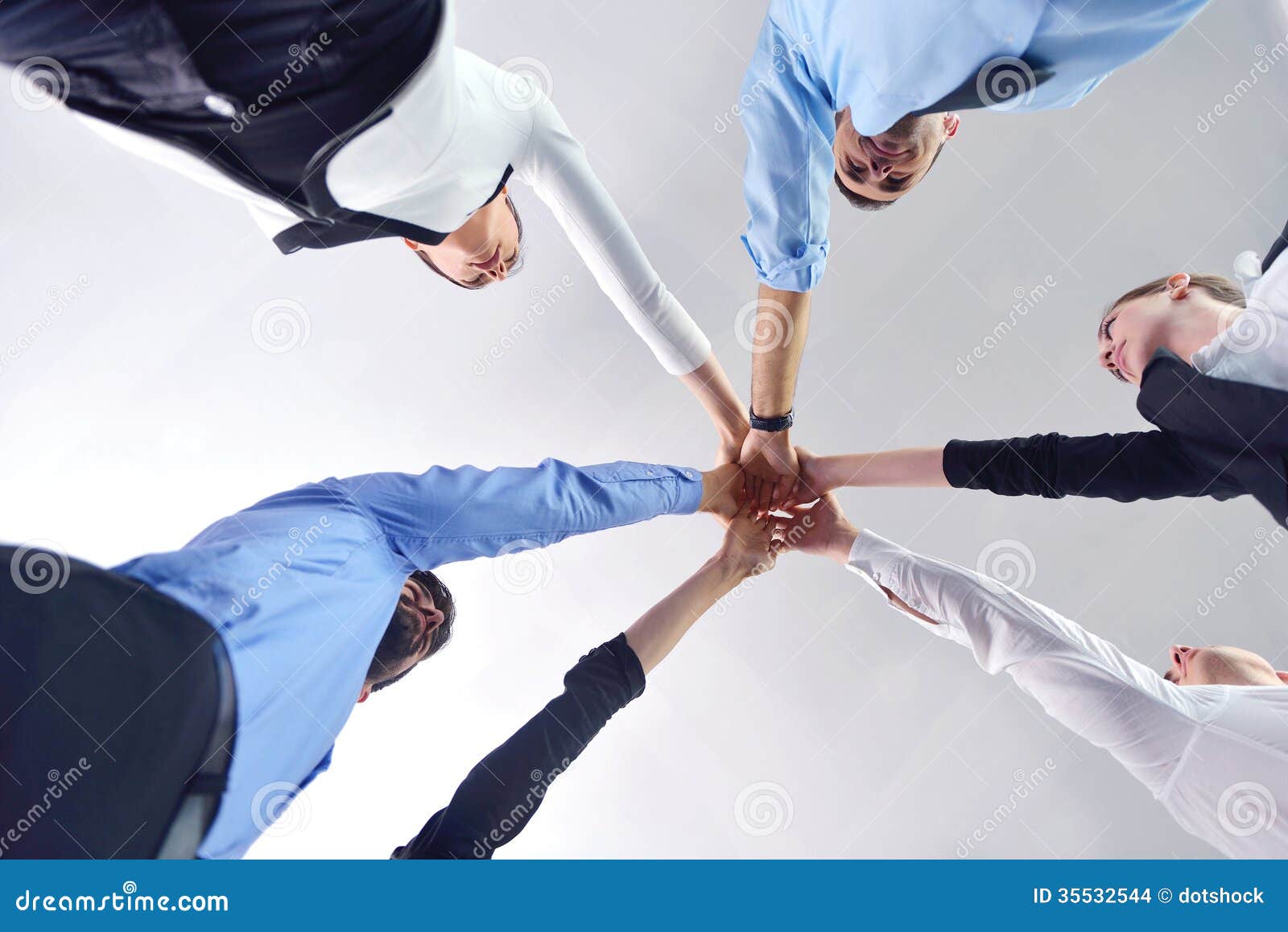 Business People Group Joining Hands Stock Photo - Image of meeting ...