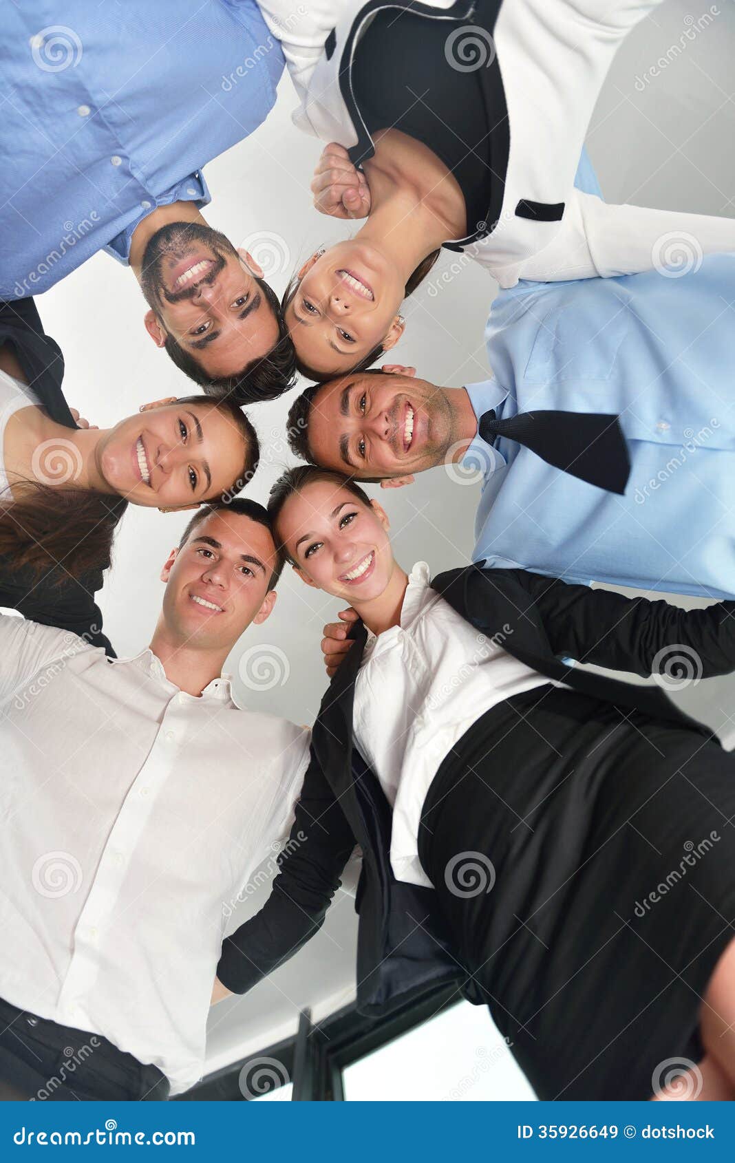 Business People Group Joining Hands Stock Image - Image of looking ...
