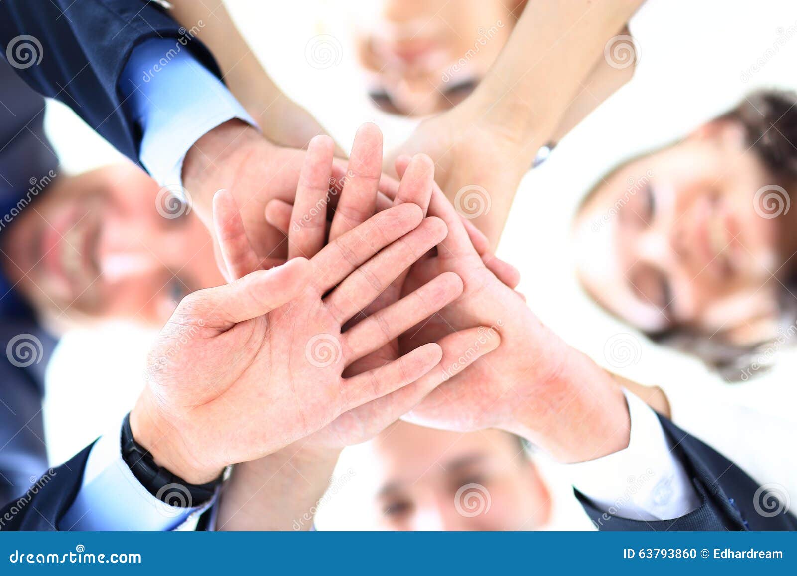 Business People Group Joining Hands Stock Photo - Image of background ...