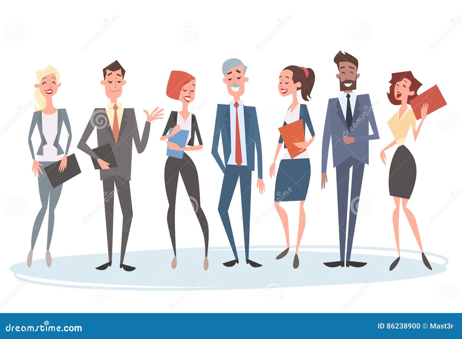 Business People Group Team Human Resources Colleagues Stock Vector ...