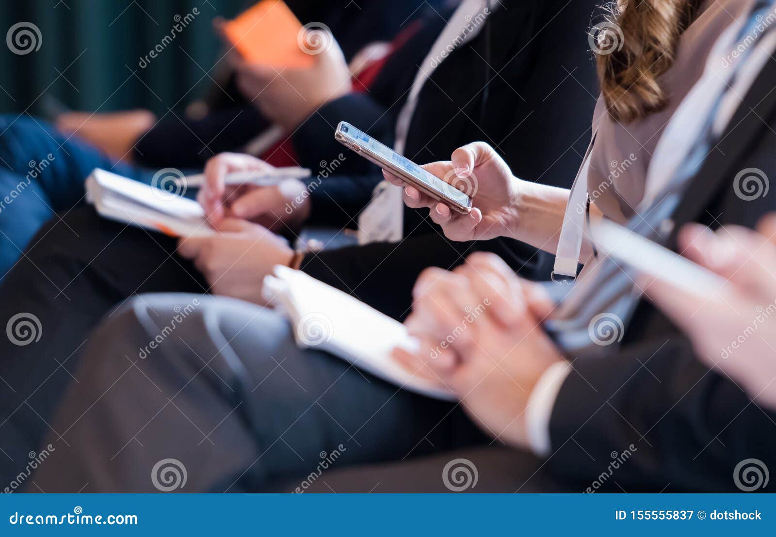 Business People Hands Using Smart Phone Stock Image - Image of lecture ...