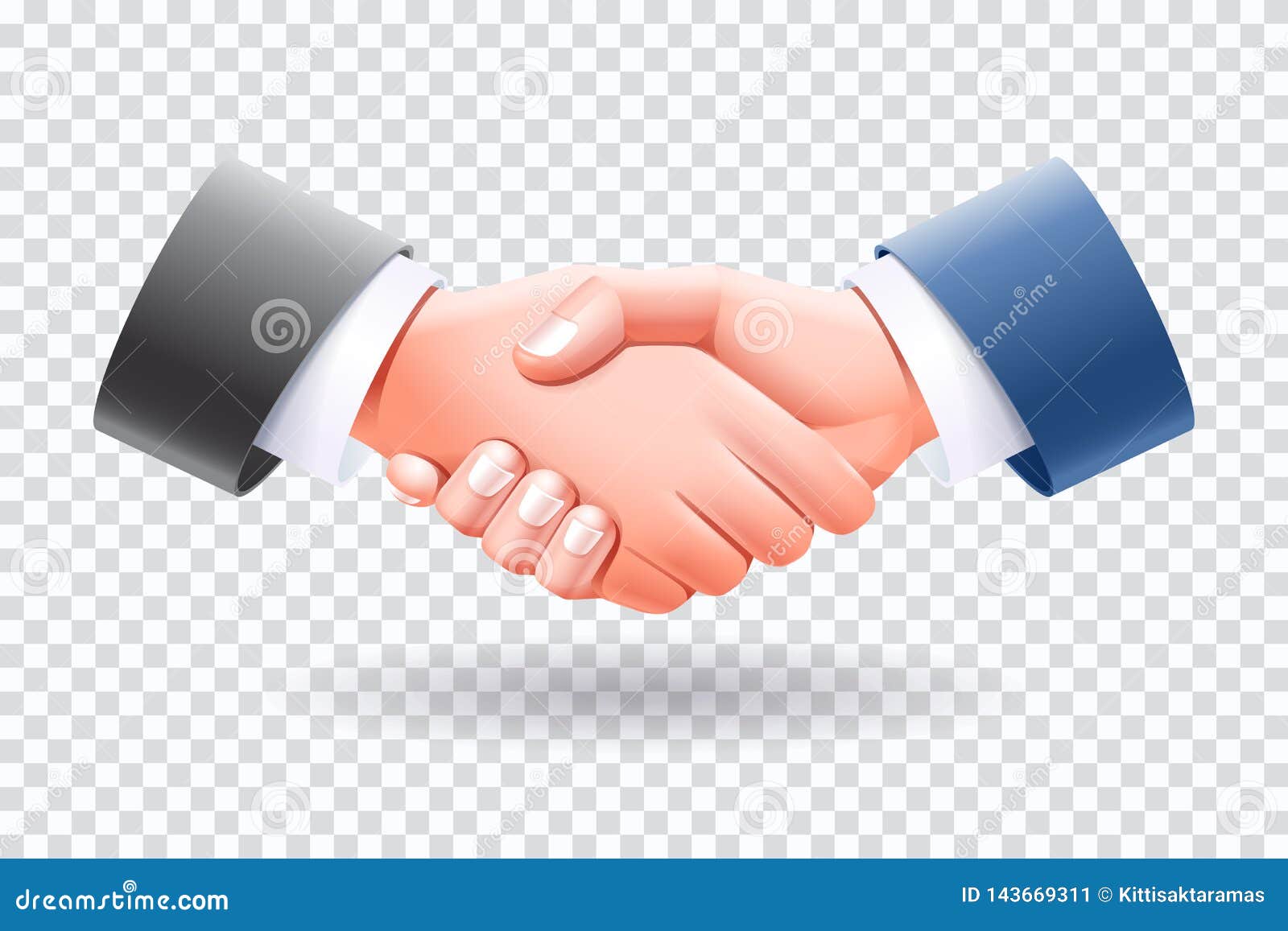 3d People Handshake Royalty-Free Stock Photo | CartoonDealer.com #43853739
