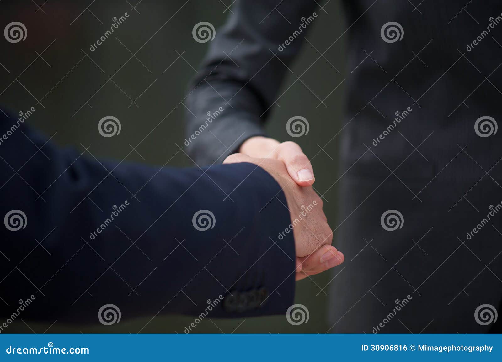 Business People Handshake Showing Trust and Teamwork Stock Photo ...