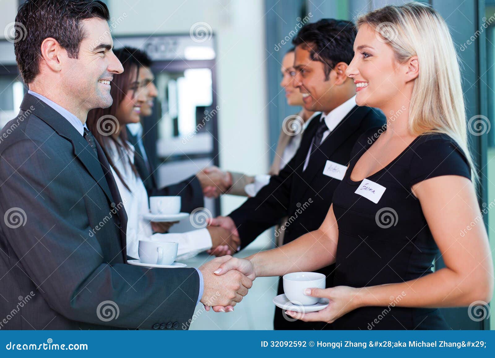 Business People Handshaking Stock Photo - Image of executive, indian ...