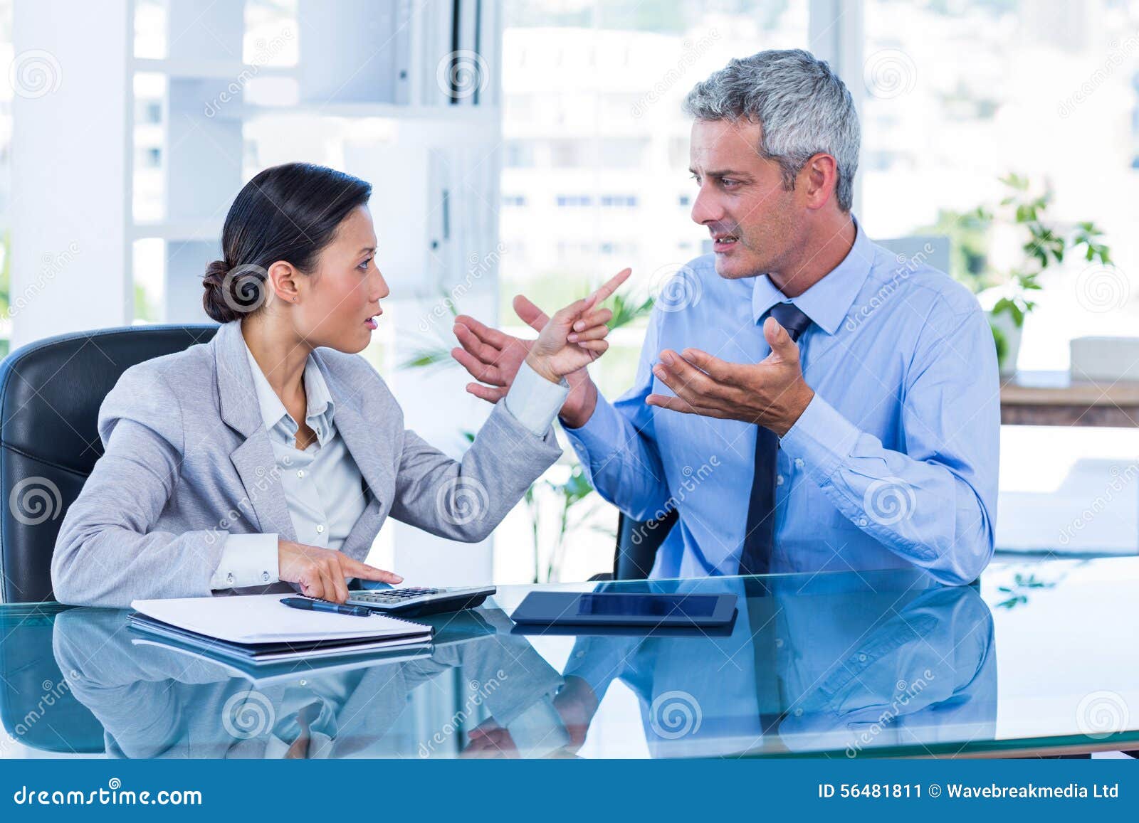 Business People Having Argument Stock Image - Image of indoors ...