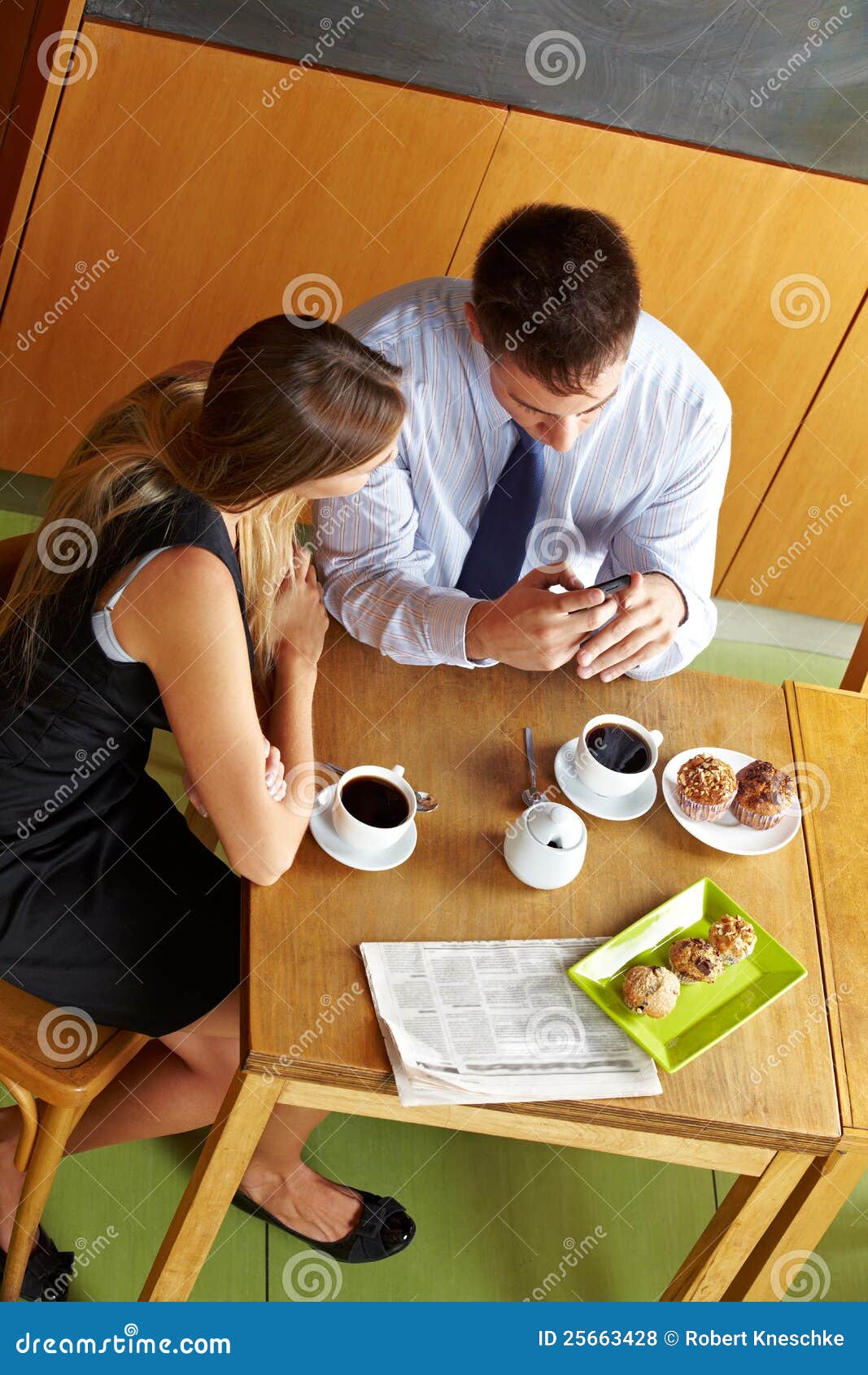 Business People Having Break Stock Photo - Image of happy, cell: 25663428