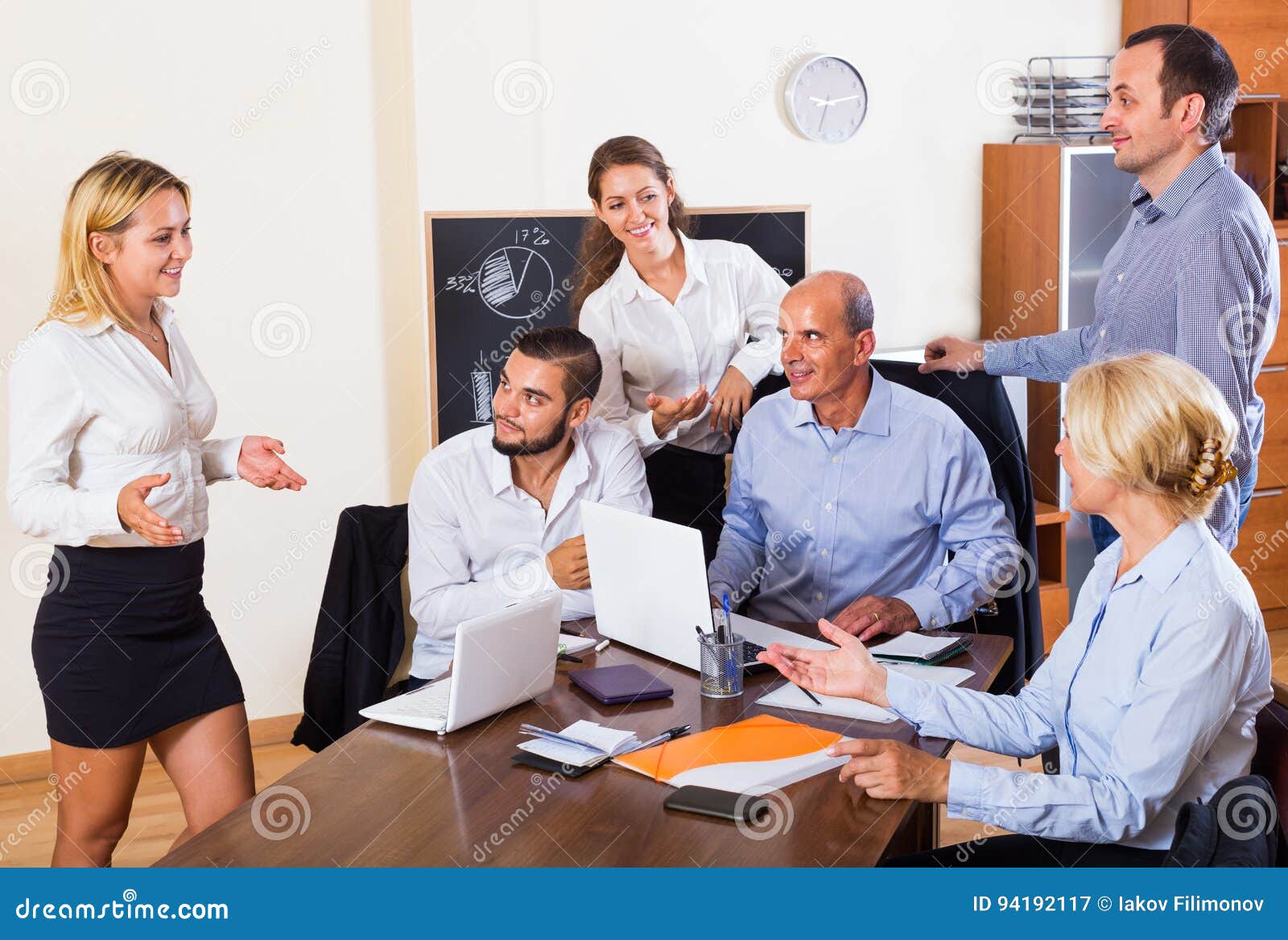 Business People Having Break Stock Image - Image of friends, positive ...