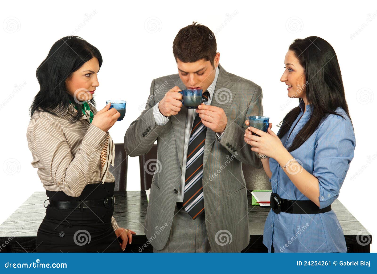 Business People Having Coffee Break Stock Image - Image of break ...