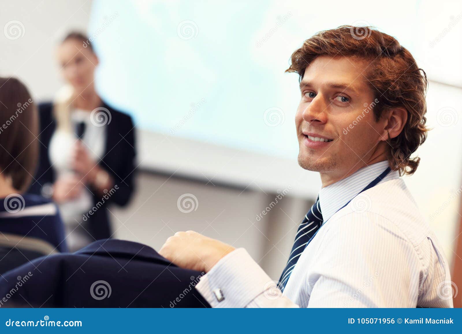 Business People Having a Conference Stock Photo - Image of presentation ...