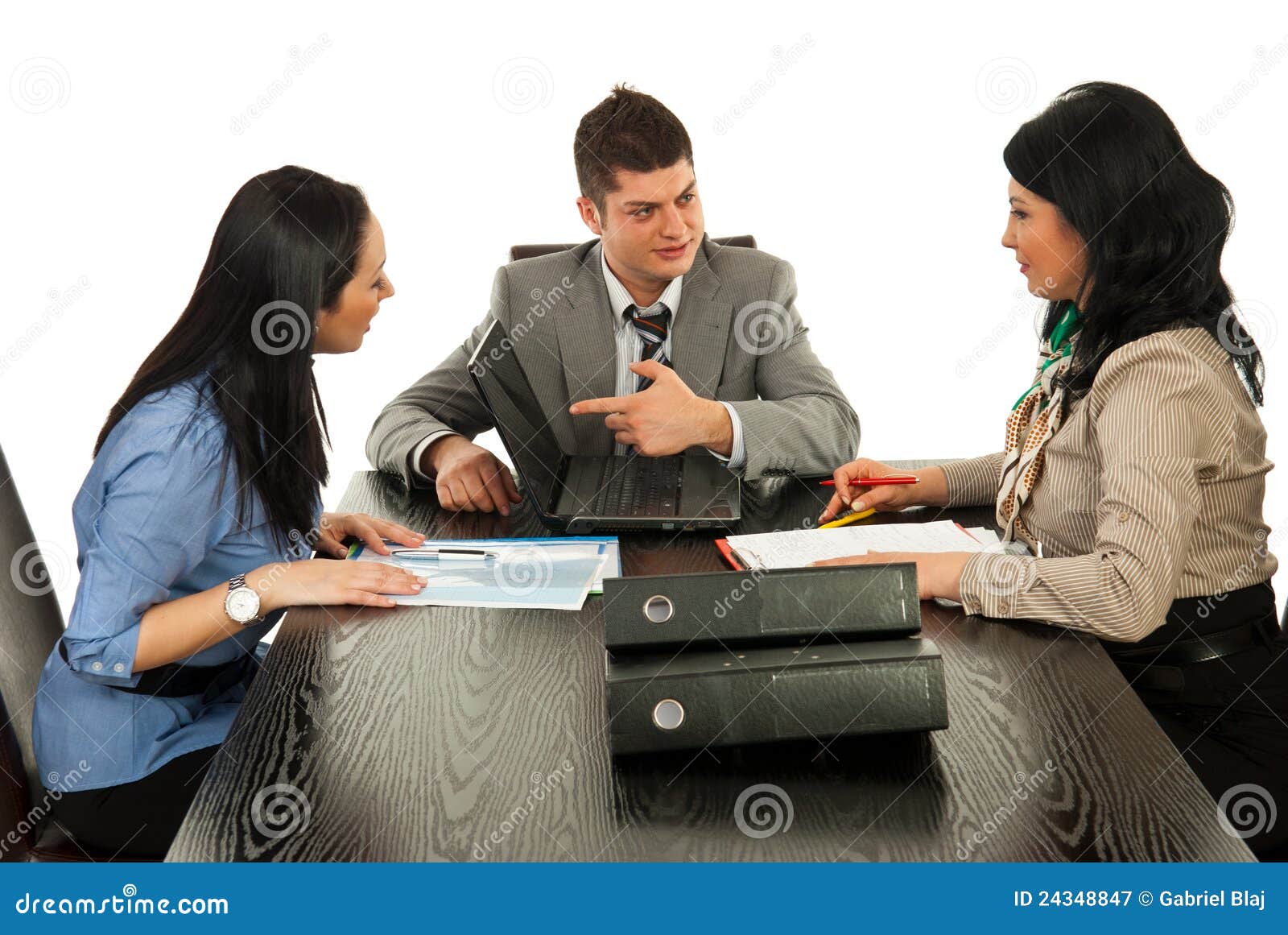 Business People Having Discussion Stock Image - Image of businessman ...