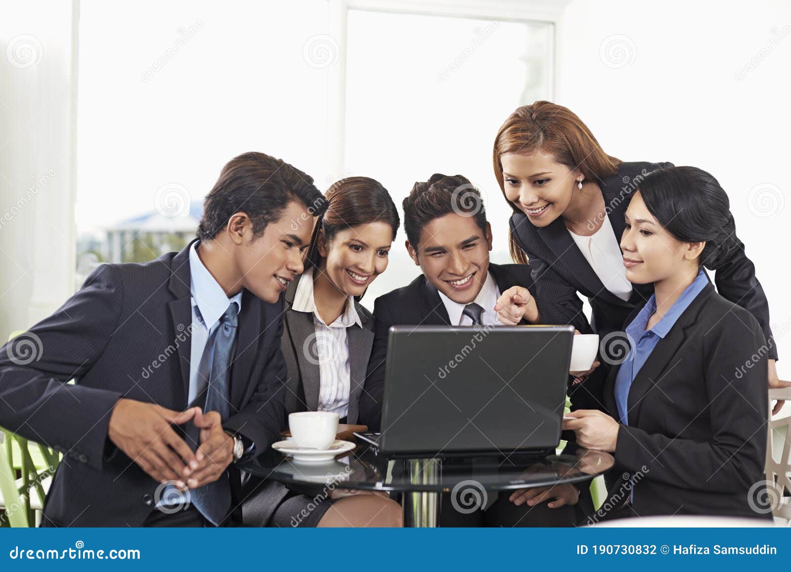 Business People Having a Discussion during Break Time. Conceptual Image ...