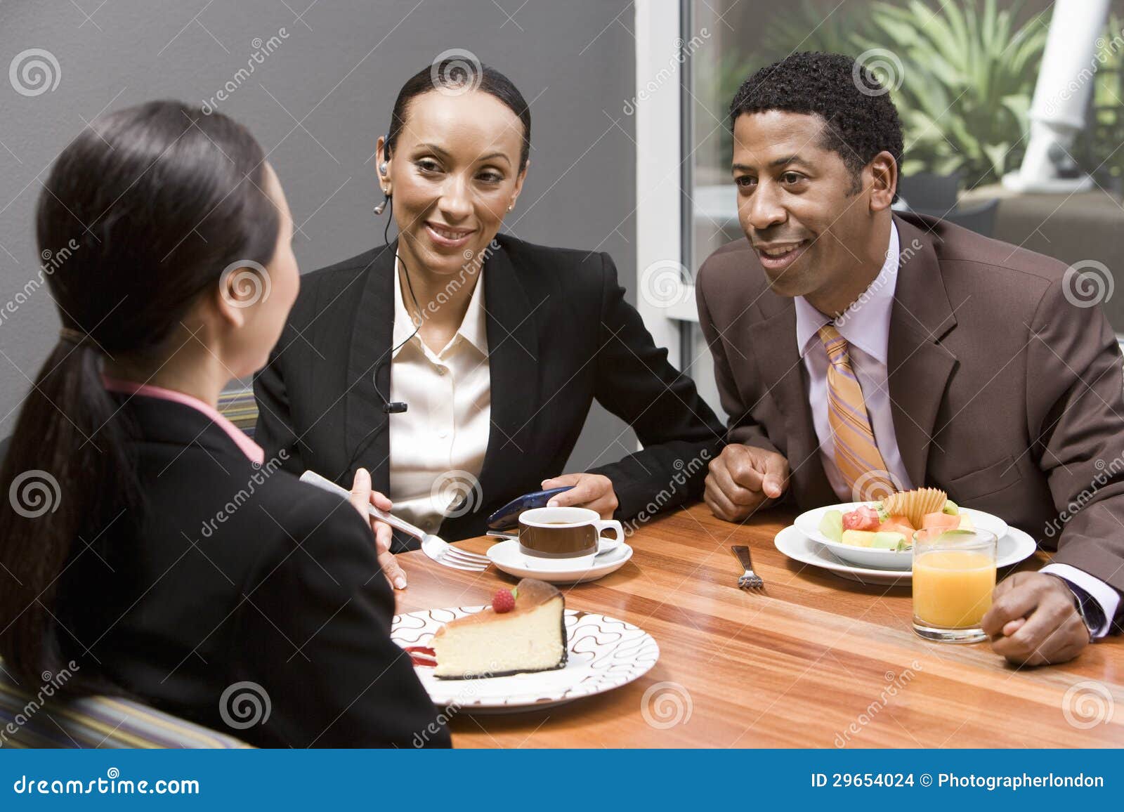 Business People Having Discussion during Their Break Stock Photo ...