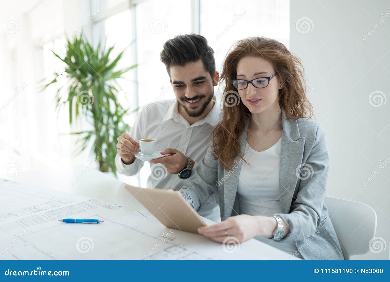 Business People Having Fun in Office Stock Photo - Image of group ...