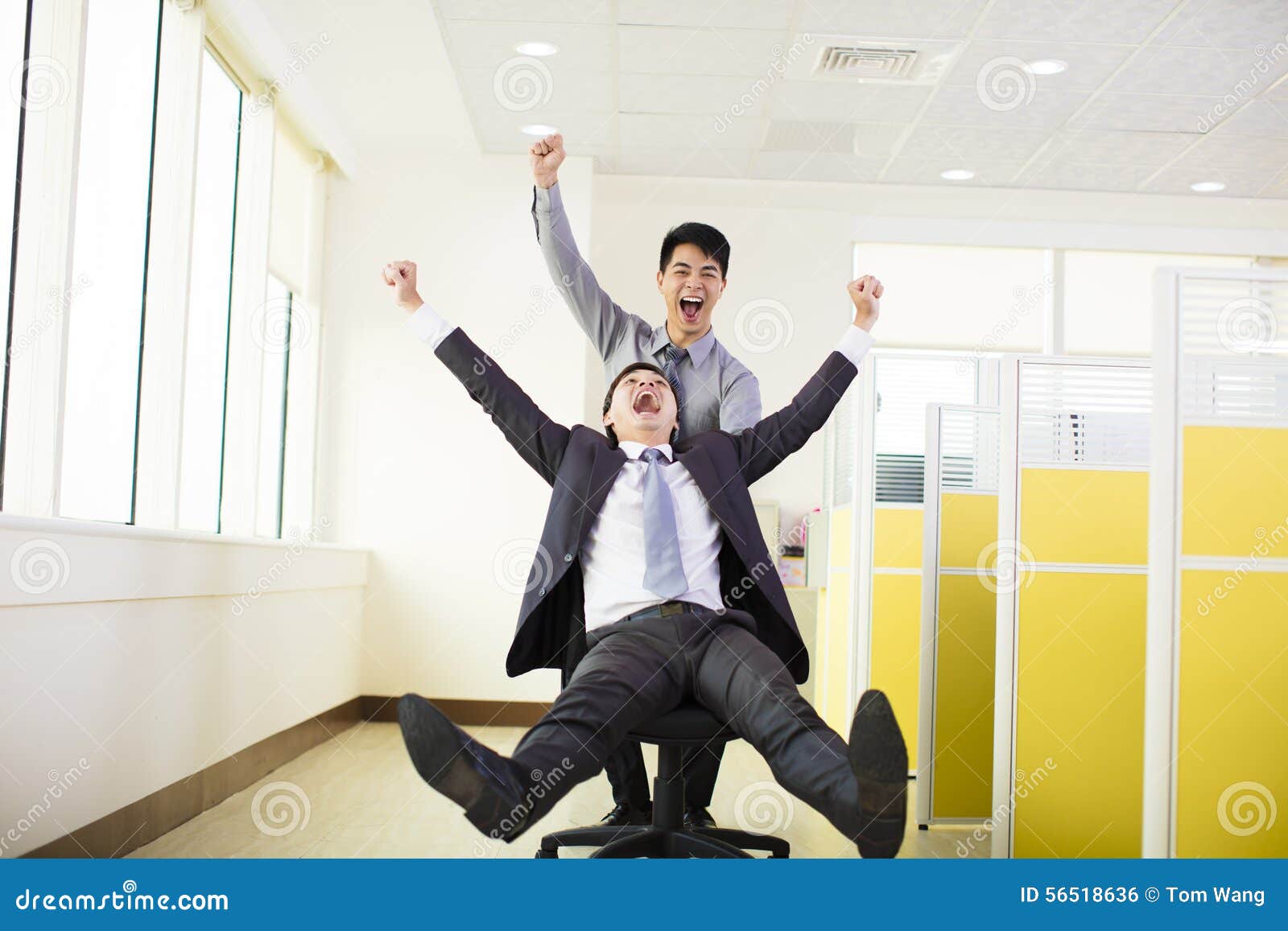 Business People Having Fun in Office Stock Photo - Image of happiness ...