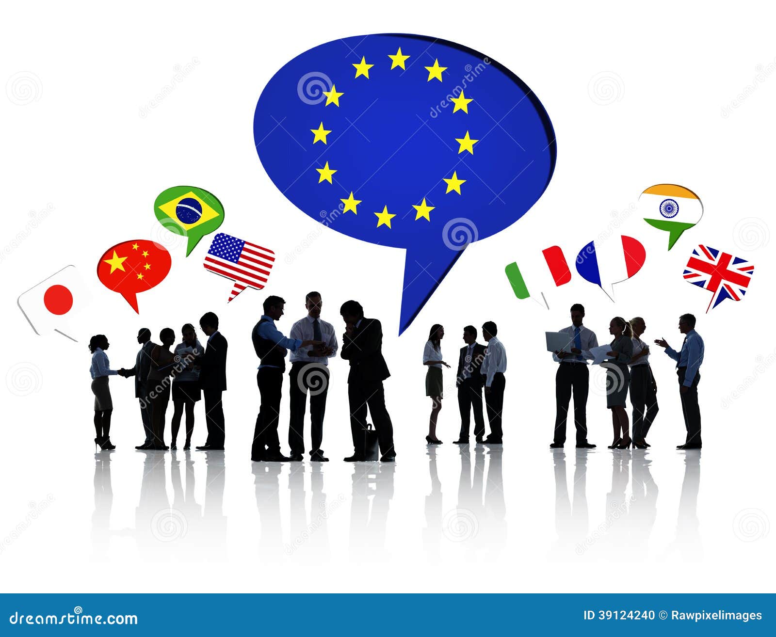 Business People Having a Group Discussion Stock Photo - Image of ...