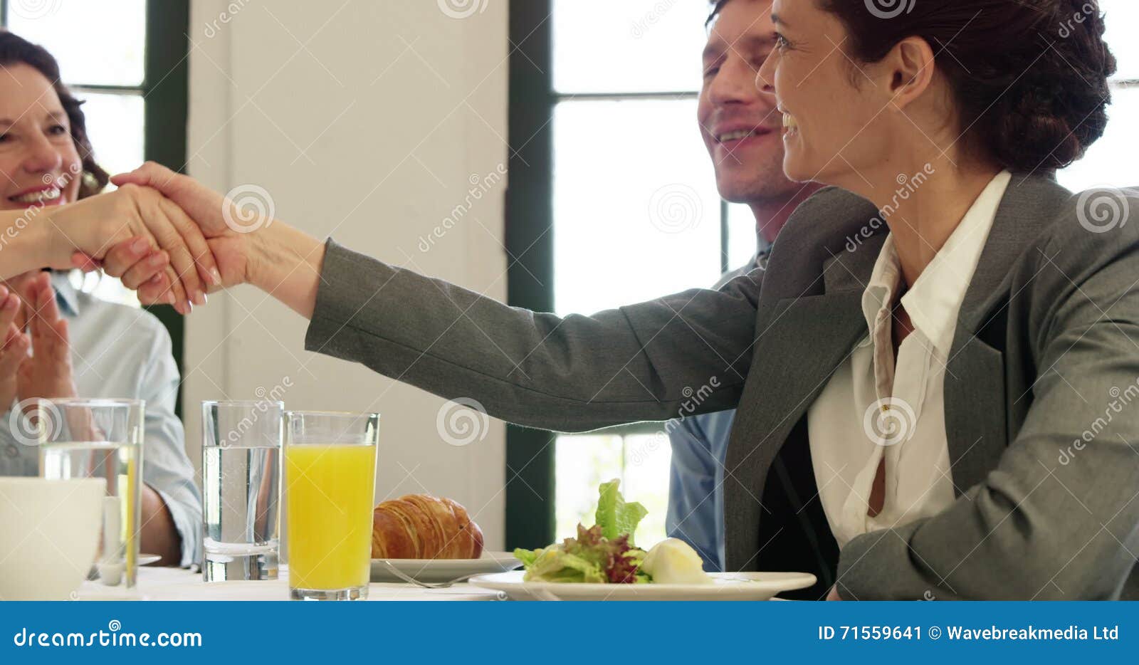 Business People Having a Handshake Stock Video - Video of handshake ...