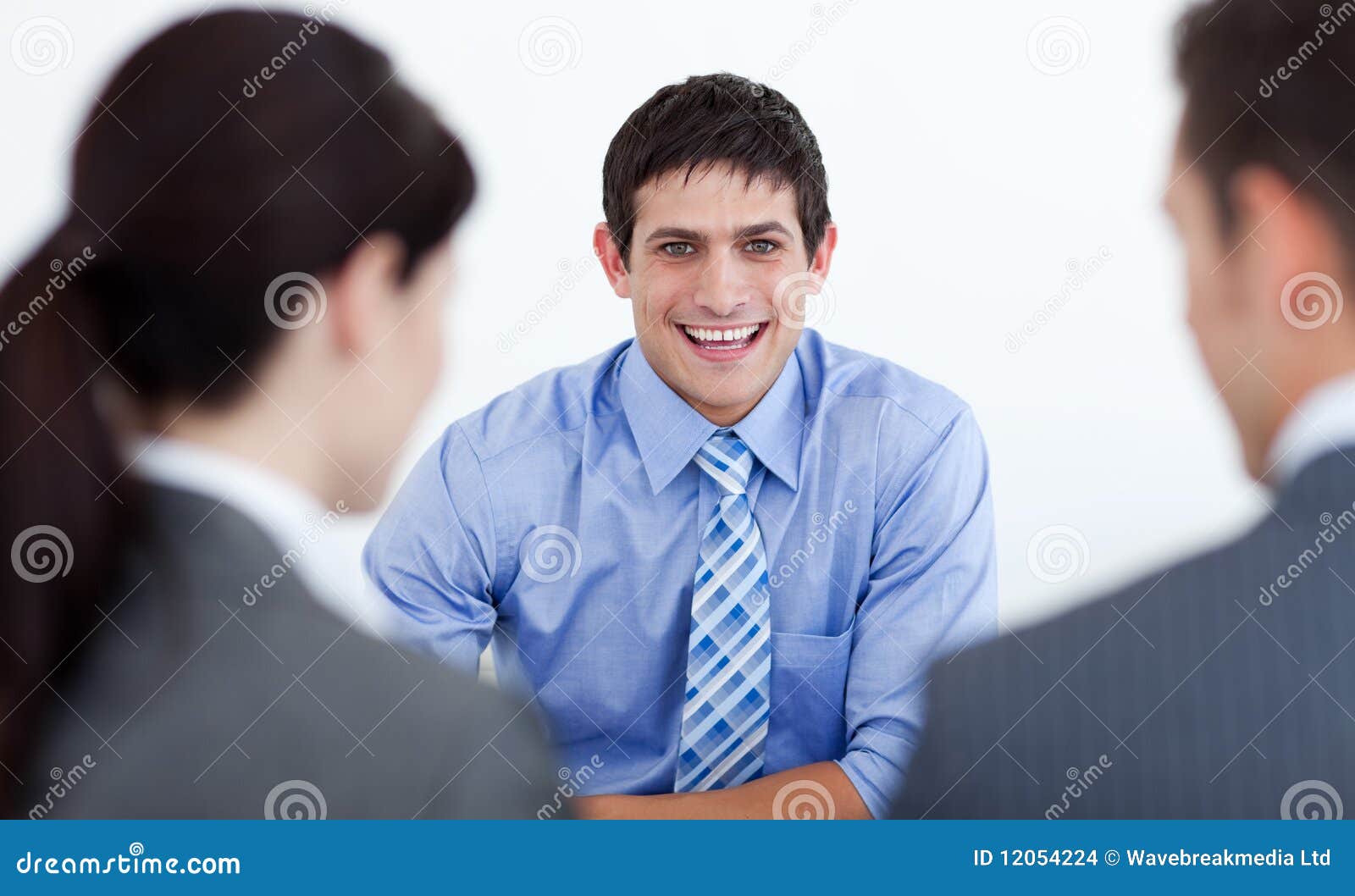 Business People Having a Job Interview Stock Photo - Image of ...
