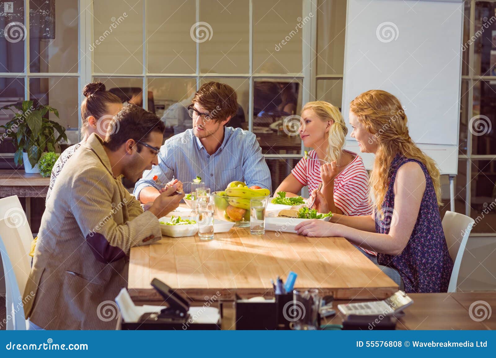 Business People Having Lunch Stock Photo - Image of happy, coffee: 55576808