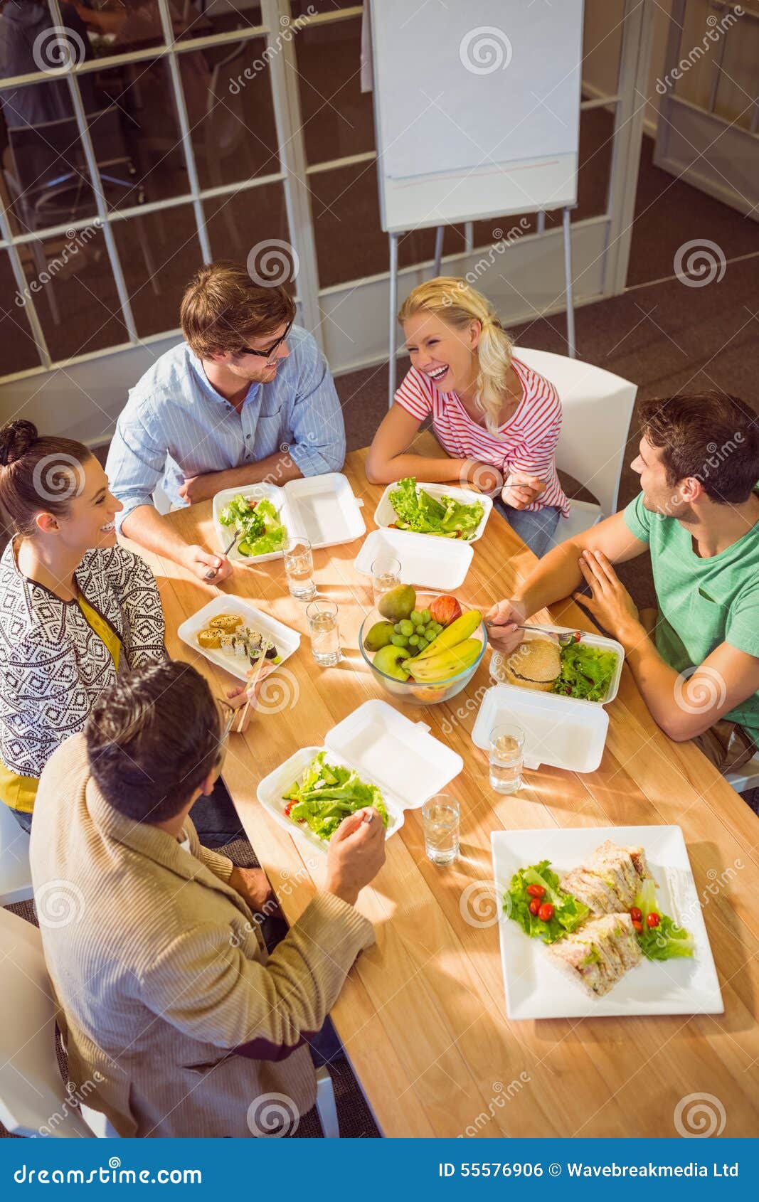 Business People Having Lunch Stock Photo - Image of caucasian ...