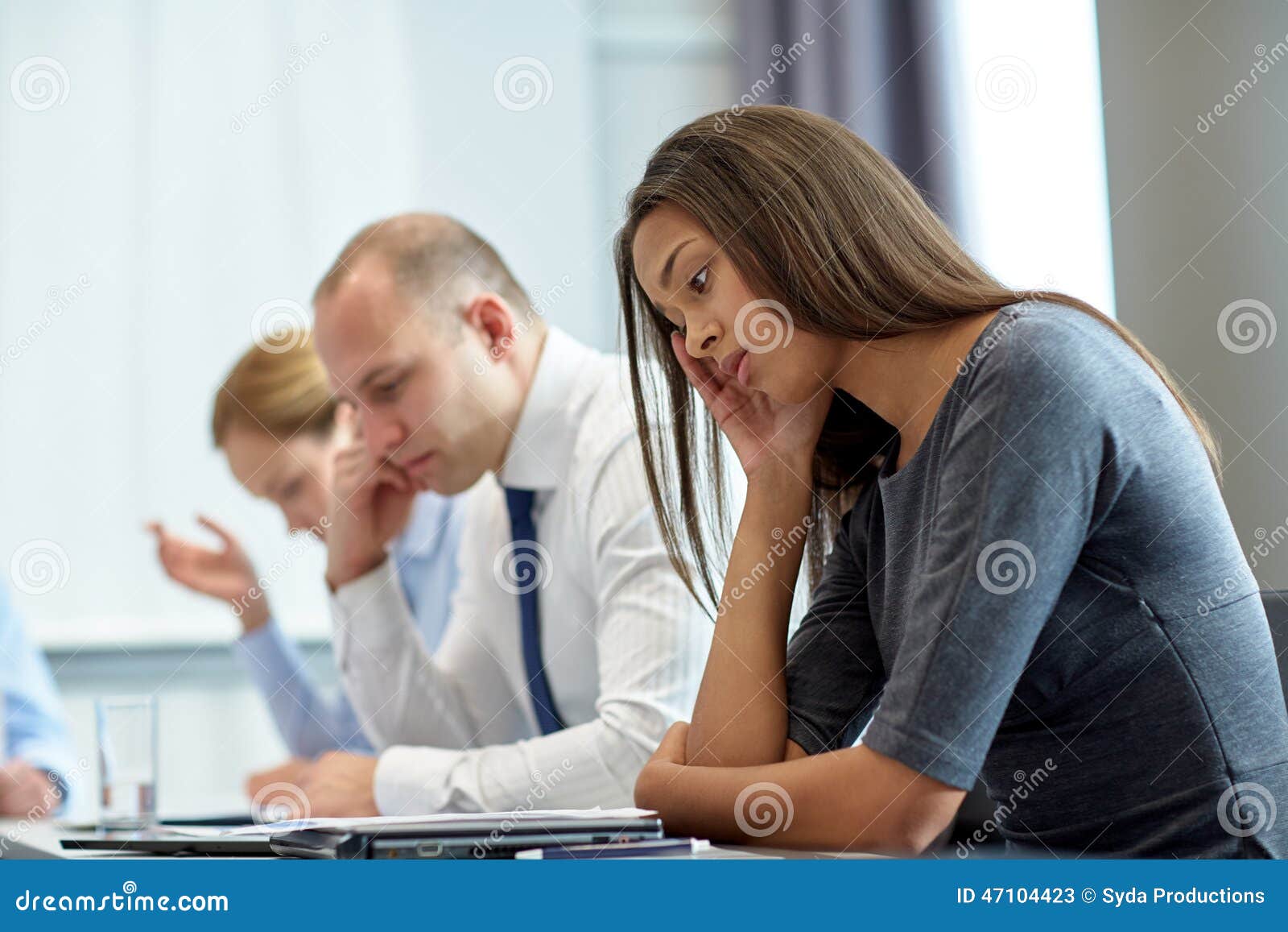 Business People Having Problem in Office Stock Image - Image of failure ...