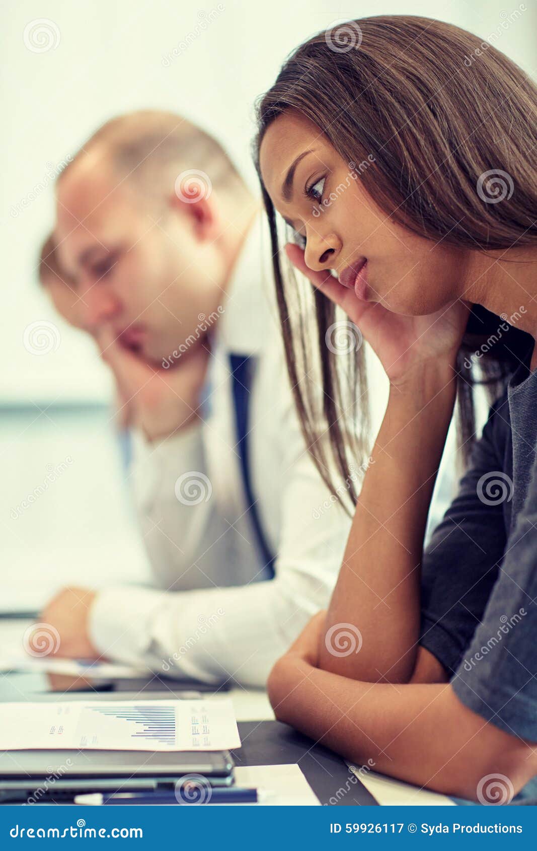 Business People Having Problem in Office Stock Image - Image of failure ...