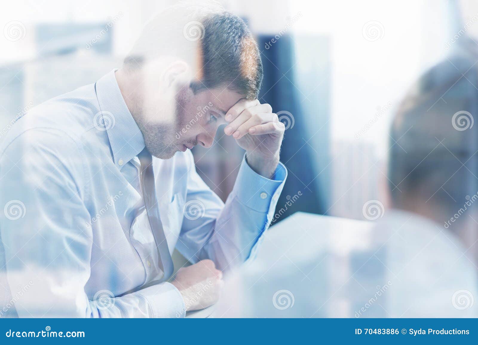 Business People Having Problem in Office Stock Photo - Image of concept ...