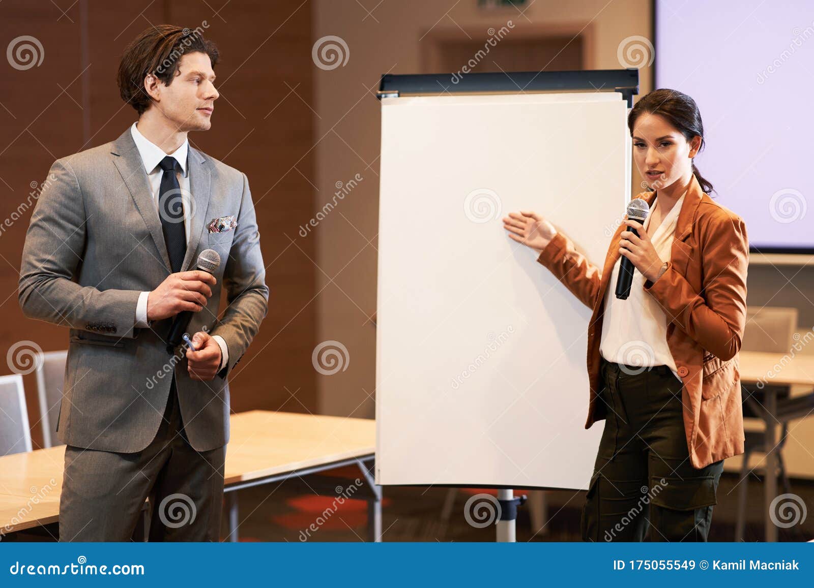 Business People Having Training during Conference Stock Image - Image ...