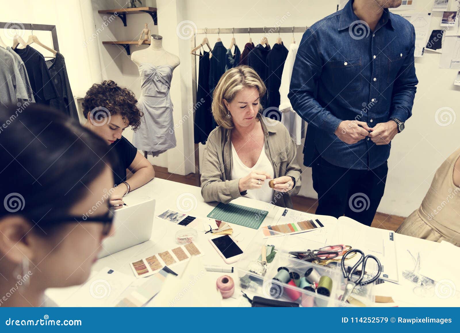Business People Having Workshop at Office Stock Image - Image of office ...